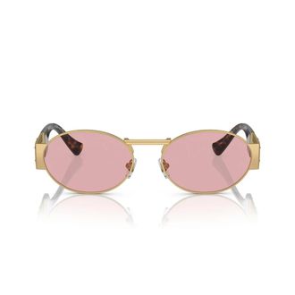 Versace Iconic Sonnenbrille mit Medusa-Logo - - Accessories - Damen - Gelb - 56 MM