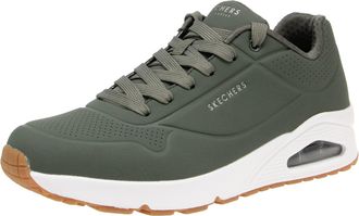 Skechers Mens Sport Casual UNO Stand ON AIR Sneakers Men 52458 Olive, Schuhgröße:48.5 EU