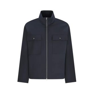 Jil Sander Blouson 143 PD - Homme - Vestes - Bleu - Taille: M