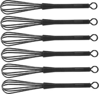 Valiclud 6 St&uuml;ck Manueller Kunststoff Schneebesen Zum Mischen Von Haarfarbe Kleiner Handmixer F&uuml;r Friseur Und Salon Gleichm&auml;&szlig;iges Anr&uuml;hren Vielseitig F&uuml;r Haar 