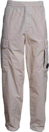 C.P. Company C.p. Company, Homme, Pantalons, Beige, Taille: XL Flatt Nylon Loose Cargo Lens Pants