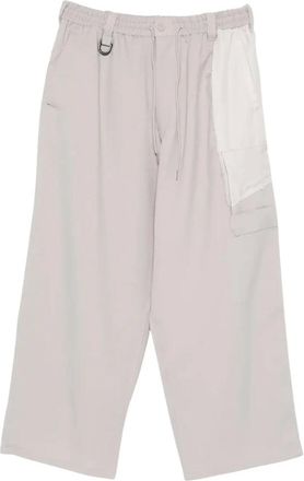 Yohji Yamamoto Homme, Pantalons, Gris, Taille: M SU STR Pants Lbrown