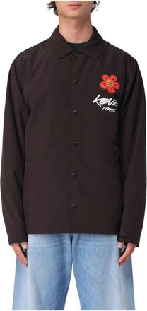 Kenzo Futura Leichte Coach Jacke - - Jackets - Herren - Braun - M