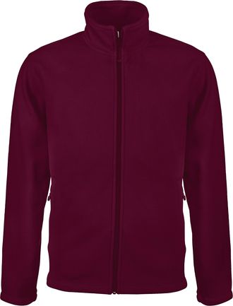 Kariban Herren Sweatjacke Micro Fleece Full Zip Rot Wine 3XL