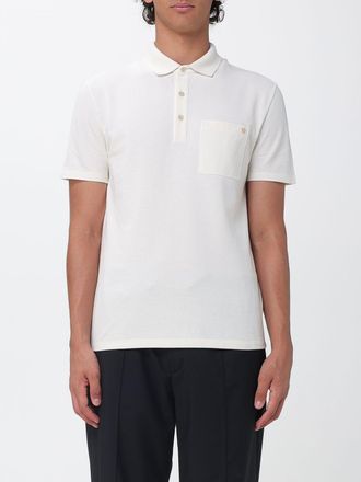 Valentino Garavani Polo en coton avec VLogo Signature et poche plaqu&eacute;e
