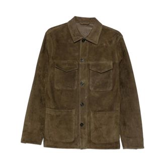 Boglioli Homme, Vestes, Brun, Taille: XL Leather Jacket