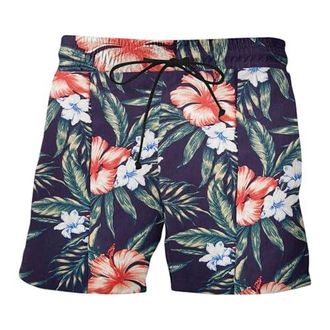 Generic Short de plage d&eacute;contract&eacute; confortable et ample &agrave; manches courtes pour homme d&eacute;contract&eacute; et doux, Noir, XXL