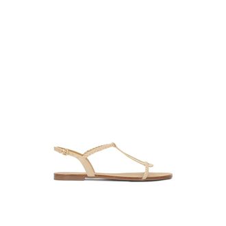 Kazar Beige farbene Sandalen mit geflochtenem Riemen - - Shoes - Damen - Beige - 37 EU