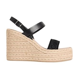 Calvin Klein Femme, Chaussures, Noir, Taille: 36 EU Hw0Hw02901 Sandales