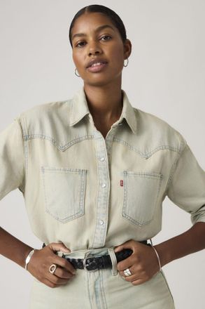 Levi's Teodora Westernhemd - Damen - Blau / Blau