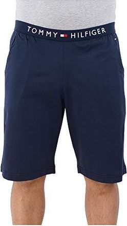 Tommy Hilfiger Short De Salon en Jersey Classic Logo pour Homme, Bleu Marine XLarge