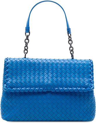 Bottega Veneta Hobo Bags - Medium Nappa Intrecciato Olimpia Shoulder Bag - Gr. unisize - in Blau - für Damen