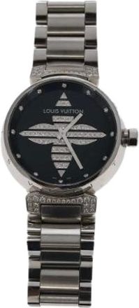 Louis Vuitton Montre en tissu Pre-owned - Femme - Pre-owned - Gris - Taille: ONE Size
