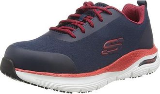 Skechers Homme Arch Fit SR Ringstap Baskets, Marine/Rouge, 42 EU