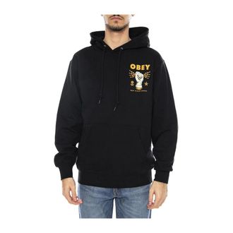 Obey Herren, Sweatshirts & Hoodies, Schwarzk, MGr&ouml;&szlig;e