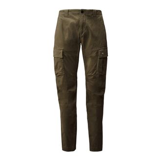 C.P. Company Stretch Satin Cargo Hose - - Trousers - Herren - Gr&uuml;n - S