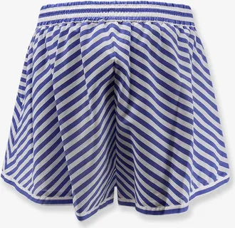 Lavi Womens Shorts Lory Blue Cotton-Blend