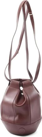 Cartier sac seau Mast Line en cuir (ann&eacute;es 2010) - Rouge