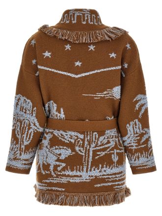 Alanui Canyon Spirit Cardigan - Brown