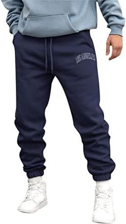 Generic Jogging Homme Pantalon Jogging Homme Pantalon Survetement Homme Confortable Classique - Sweatpants Mode Hiver Homme Loose Fit - Streetwear &Eacute;l&eacute;gant pou