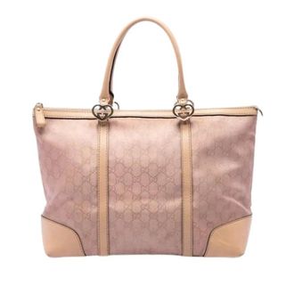 Gucci Sac cabas vintage Pre-owned en toile - Femme - Pre-owned - Rose - Taille: ONE Size