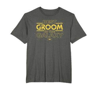 Star Wars Best Groom in the Galaxy Honeymoon Wedding Party T-Shirt