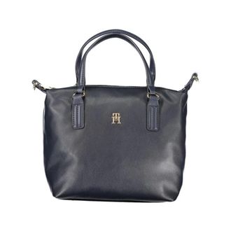 Tommy Hilfiger Polyester Handbag - - Bags - Damen - Blau - ONE SIZE