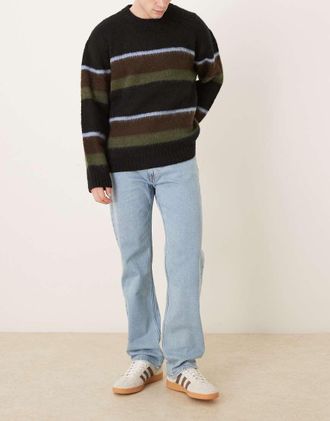 Calvin Klein Jeans Jean droit standard - Bleu moyen d&eacute;lav&eacute;