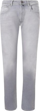 Incotex Homme, Jeans, Gris, Taille: W36 Jean Stretch en Denim 5 Poches
