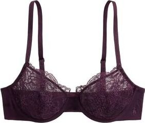 Polo Ralph Lauren Soutien-gorge corbeille dentelle en coton m&eacute;lang&eacute;