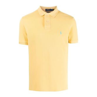 Polo Ralph Lauren Gelbes Polo-Shirt Regular Fit aus Baumwolle - - Tops - Herren - Gelb - M