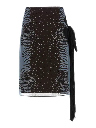 Ferragamo Jupe Midi - Multicolore