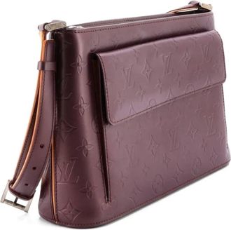 Louis Vuitton Mat Allston Handbag Monogram Vernis shoulder bag - Rot