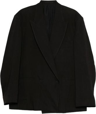 STUDIO NICHOLSON double-breasted blazer - Schwarz