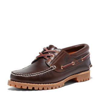 Timberland 51304 Heritage Noreen 3-Eye Handsewn Damen Mokassins, Braun (Brown Smooth), EU 37.5