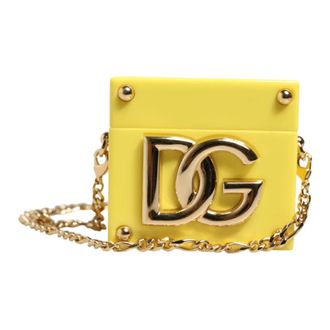 Dolce & Gabbana AirPods Case - Femme - Accessoires - Jaune - Taille: ONE Size