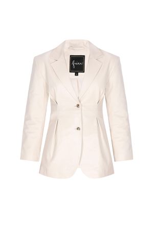 Faina Jacke Frauen Wei&szlig;