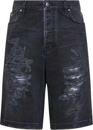 John Richmond Homme, Shorts, Noir, Taille: W29 Shorts avec accents contemporains