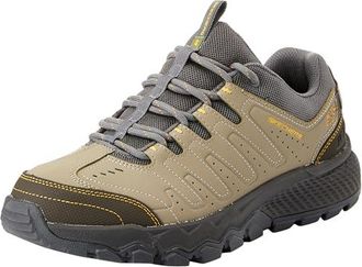 Skechers Homme Dynamite à Trekking Low Cut, Natural Synthetic Mesh Gray, 41.5 EU