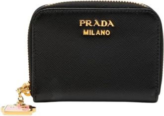 Prada Porte-monnaie Pre-owned - Femme - Pre-owned - Noir - Taille: ONE Size