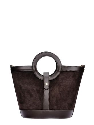 Anna Luchini Kastanienbraun Rindsledertasche