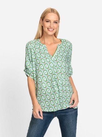 Heine Klassische Bluse Druckbluse 3/4-Arm