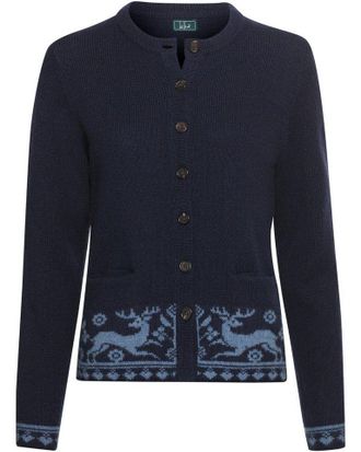 Luis Steindl Strickjacke Strickjacke mit Jacquard-Muster