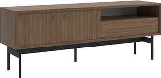 Selsey TV Schrank Board Sideboard Fernsehtisch Fernsehschrank 154 cm Carini Walnuss Olar