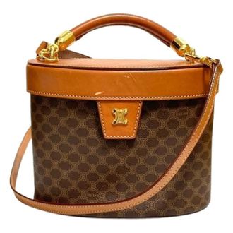 Celine Pre-owned Sac Bandouli&egrave;re Vanity en Plastique - Femme - Pre-owned - Brun - Taille: ONE Size