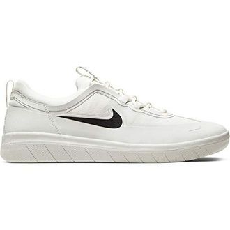 Nike Nike SB Nyjah Free 2 Chaussures de skateboard pour homme, blanc/noir, 48.5 EU