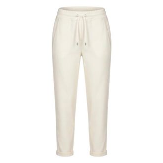 Moorer Leichte Freizeithose mit verstellbarem Bund - - Trousers - Damen - Beige - XS