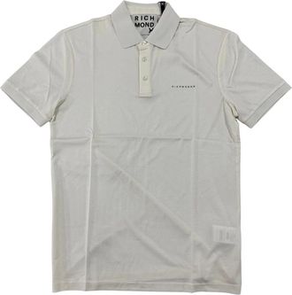 John Richmond Homme, Tops, Blanc, Taille: M T-shirt Segim