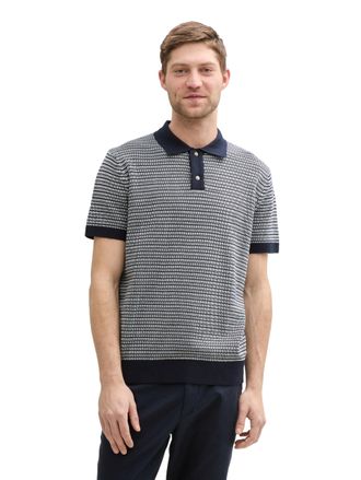 Tom Tailor Herren 1046321 Pullover, 37780-Navy White Fancy Stripe, XL