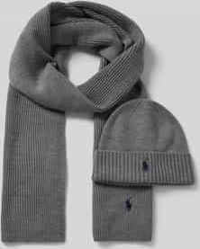 Polo Ralph Lauren Schal und Mütze aus Wolle im Set